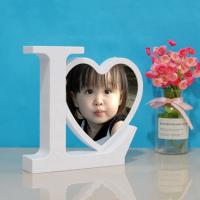 China Blank Sublimation Love Magic Mirror Photo Frame For Valentine'S Day Gift for sale