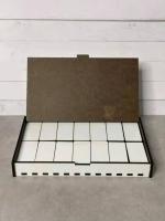 China Modern MDF Wooden Anniversary Sublimation Dominoes Custom Dominoes Set For Social Get-Together With Sublimation Box for sale