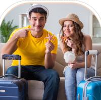 China Sublimation Neoprene Luggage Handle Wrap Personalized Luggage Handle Wrap For Travel Cute Luggage Tag for sale
