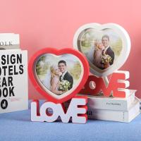 China Personalized Valentines Gift Sublimation LOVE LED Magic Makeup Mirror Blanks Custom Picture Frames for sale