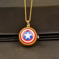 China Rotatable Sublimation Pocket Watch Pendant For Kids Students Couple Gifts for sale