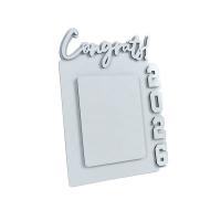 China Graduation Gift 3D Steric Sublimation Mdf Frame Personalized Wooden Frames Graduation Collage Frame for sale