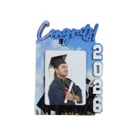 China Graduation Gift 3D Steric Sublimation Mdf Frame Personalized Wooden Frames Graduation Collage Frame for sale