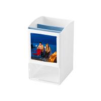 China Personalized Plastic Sublimation Pen Holder For School Office for sale