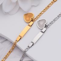 China Personalized Sublimation Stainless Steel Bracelet Blanks for sale