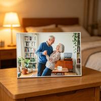 China Home Decor Various Sizes Sublimation Aluminum Photo Frame Custom Metal Frames for sale