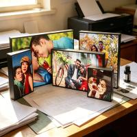 China Home Decor Various Sizes Sublimation Aluminum Photo Frame Custom Metal Frames for sale