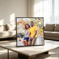 China Home Decor Various Sizes Sublimation Aluminum Photo Frame Custom Metal Frames for sale