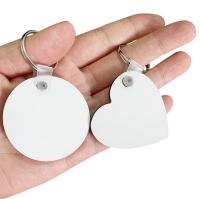 China Double Side Blank Sublimation Mdf Key Chain Personalised Wooden Keyring Bag Decoration for sale