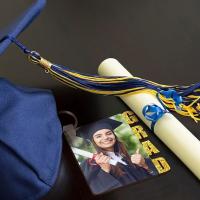 China Sublimation Graduation Keychain Blanks For Graduation Gift Personalised Graduation Keyring for sale