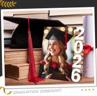 China Custom 2026 Photo Frame Sublimation MDF Photo Frame Personalized Graduation Picture Frames for sale