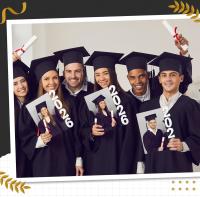 China Custom 2026 Photo Frame Sublimation MDF Photo Frame Personalized Graduation Picture Frames for sale