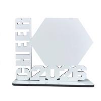 China Sublimation Blank Cheer 2026 MDF Photo Frame For Graduation Gift for sale