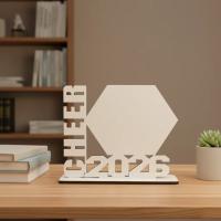 China Sublimation Blank Cheer 2026 MDF Photo Frame For Graduation Gift for sale