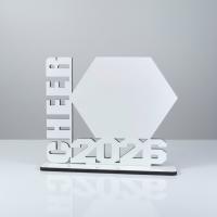 China Sublimation Blank Cheer 2026 MDF Photo Frame For Graduation Gift for sale