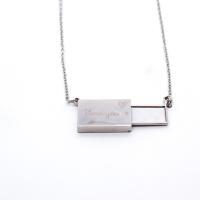 China Blank Metal Sublimation Drawer Necklace For Lovers Custom Memorial Necklace Unique Valentines Day Gifts for sale