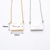 China Blank Metal Sublimation Drawer Necklace For Lovers Custom Memorial Necklace Unique Valentines Day Gifts for sale