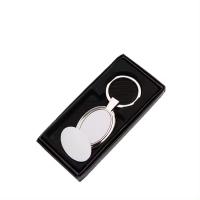 China Sublimation Metal Key Chain Blanks Promotional Heat Press Keychain for sale