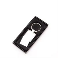 China Sublimation Metal Key Chain Blanks Promotional Heat Press Keychain for sale