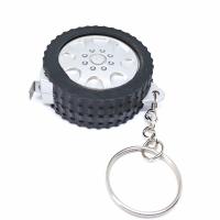 China Sublimation Blanks Wheel Rim Keychain Custom Photo Keychain for sale