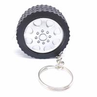 China Sublimation Blanks Wheel Rim Keychain Custom Photo Keychain for sale