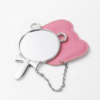 China Unique Sublimation Compact Mirror With Case Blanks Custom Pocket Mirror for sale