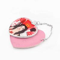 China Unique Sublimation Compact Mirror With Case Blanks Custom Pocket Mirror for sale