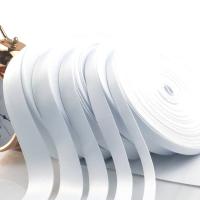 China 20mm 25mm 100% Polyester 100 Meters Blanks Sublimation White Ribbon For Lanyard for sale