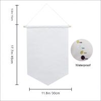 China Wall Display Waterproof Sublimation Blank Canvas Banner For Home And Office Decoration for sale