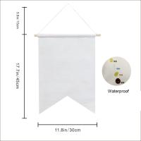 China Wall Display Waterproof Sublimation Blank Canvas Banner For Home And Office Decoration for sale