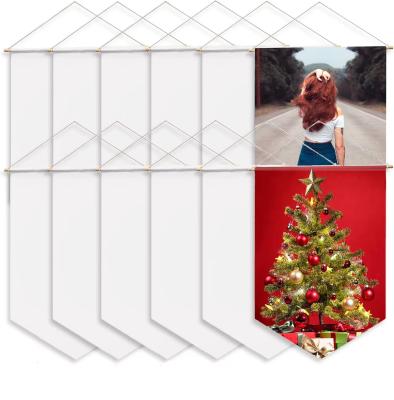 China Wall Display Waterproof Sublimation Blank Canvas Banner For Home And Office Decoration for sale
