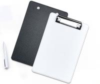 China A4 A5 Sublimation Document Folder Leather Clipboard For Office Materials Heat Transfer Writing Board For Receipts And Documents for sale