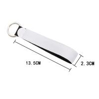 China Neoprene Sublimation Keychain Wristlet Personalized Wristlet Keychain for sale
