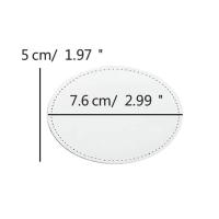 China Different Shapes Blank Sublimation Leather Patches For Hat Shirt Dress Sweater Jeans Bags for sale