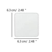 China Different Shapes Blank Sublimation Leather Patches For Hat Shirt Dress Sweater Jeans Bags for sale