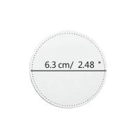 China Different Shapes Blank Sublimation Leather Patches For Hat Shirt Dress Sweater Jeans Bags for sale