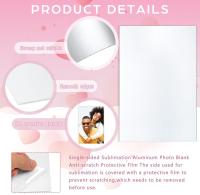 China Blank Metal Aluminum Sheets For Sublimation DIY Photo Sign Wall Frame Poster For Living Room Bedroom for sale