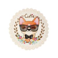 China Sublimation Printing Nordic Cotton Linen Placemats Anti-Scald DIY Printable Blank Table Mats Home Textile Supplies for sale