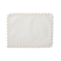 China Sublimation Printing Nordic Cotton Linen Placemats Anti-Scald DIY Printable Blank Table Mats Home Textile Supplies for sale