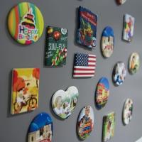 China Custom Photo Magnets Sublimation Plastic Fridge Magnet Blanks for sale