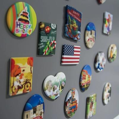 China Custom Photo Magnets Sublimation Plastic Fridge Magnet Blanks for sale