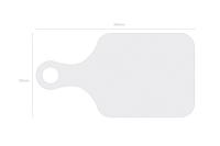 China Food-Graded Anti-Slip Sublimation Plastic White Blank Cutting Board Custom Design Eco-Friendly Chopping Board For Home Kitchen Restaurant Cheese for sale