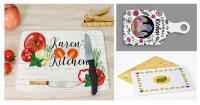 China Food-Graded Anti-Slip Sublimation Plastic White Blank Cutting Board Custom Design Eco-Friendly Chopping Board For Home Kitchen Restaurant Cheese for sale