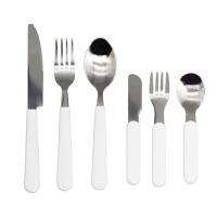 China Sublimation Stainless Steel Cutlery Set Fork Spoon Knife For Adult And Kids for sale