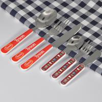China Sublimation Stainless Steel Cutlery Set Fork Spoon Knife For Adult And Kids for sale