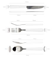 China Sublimation Stainless Steel Cutlery Set Fork Spoon Knife For Adult And Kids for sale