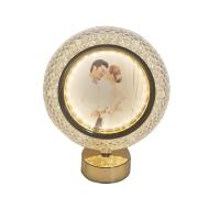 China Personalized Night Light Sublimation USB Plastic Photo Frames Led Light Blanks For Wedding Home Hotel Decoration for sale