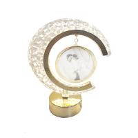 China Personalized Night Light Sublimation USB Plastic Photo Frames Led Light Blanks For Wedding Home Hotel Decoration for sale