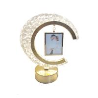 China Personalized Night Light Sublimation USB Plastic Photo Frames Led Light Blanks For Wedding Home Hotel Decoration for sale