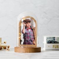China Sublimation LED Photo Frame With Glass Cover Personalized DIY Blanks Picture Frame Display for sale